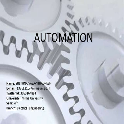 Automation | PPT