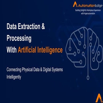 Data Extraction and Processing with Artificial Intelligence | PPT