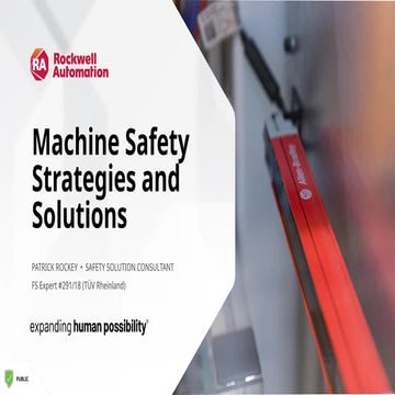 Automation Fair 2023 - PT18 - Machine Safety Solutions.PPTX
