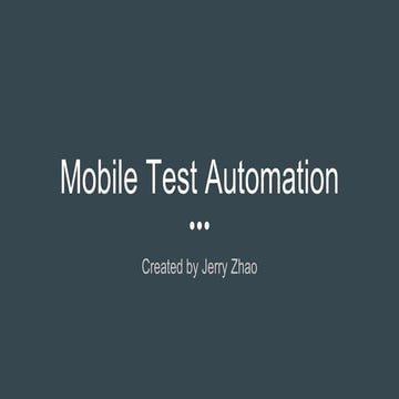 How To Design Automation Framework Pptx Operating Systems