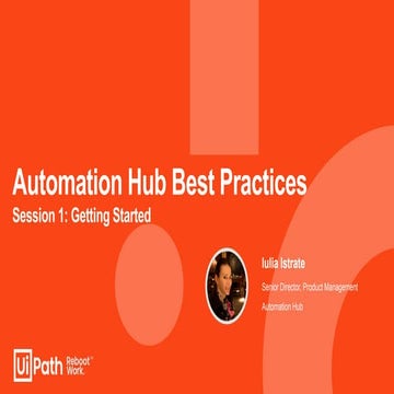 Automation Hub Best Practices Getting Startedpdf Cloud Computing Internet