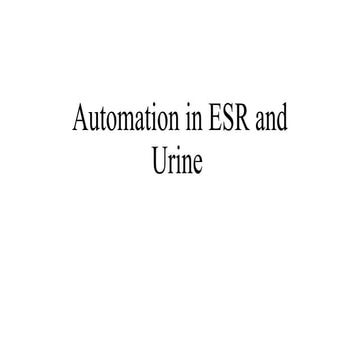 Esr method, principle and interpretation | PPTX