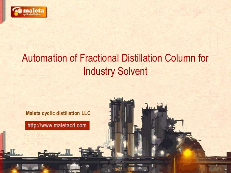 Fractional Distillation Column Design