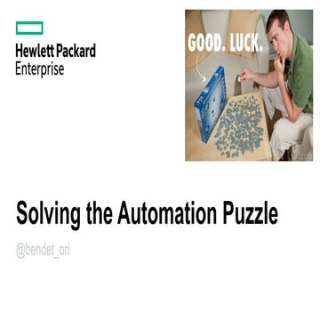 Solving The Automation Puzzle How To Select The Right Automation