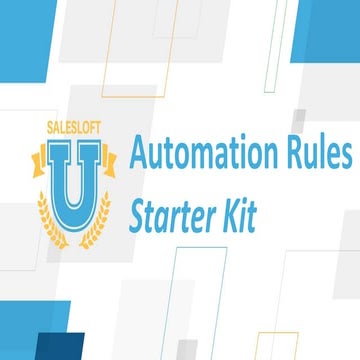 Automation Rules - Starter Kit | PPT