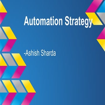 Automation Strategy Document Ppt