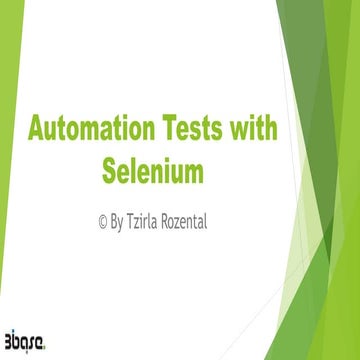 Automation Testing using Selenium