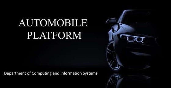 B.Tech Project Presentation for Students | PDF | Automotive Industry ...