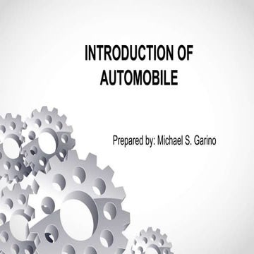 Automobile | PPT