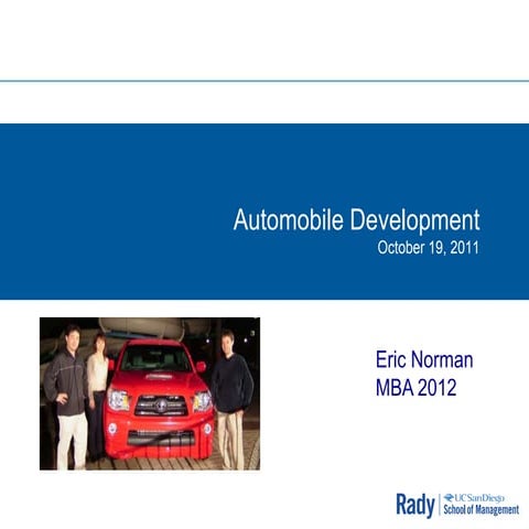 Automobile Development | PPTX