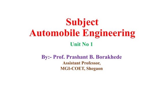 Parts of reciprocating engine | PDF
