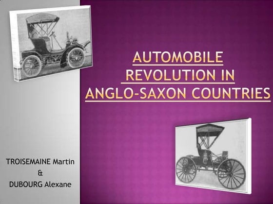 History of cars presentation | PPTX | Auto Technology | Automotive
