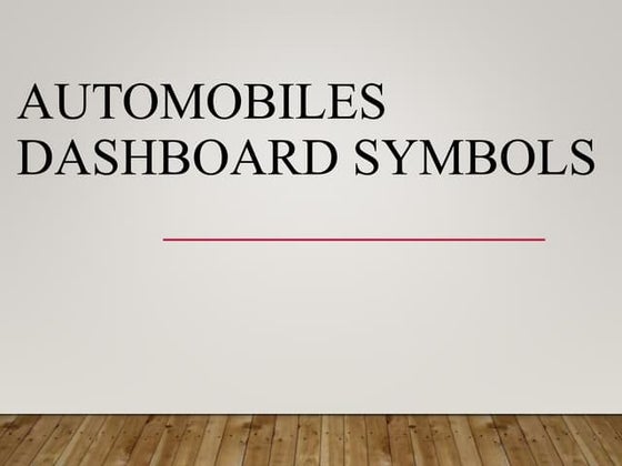 Mazda Dashboard Warning Lights: Symbols and Meanings [FULL LIST] | PDF