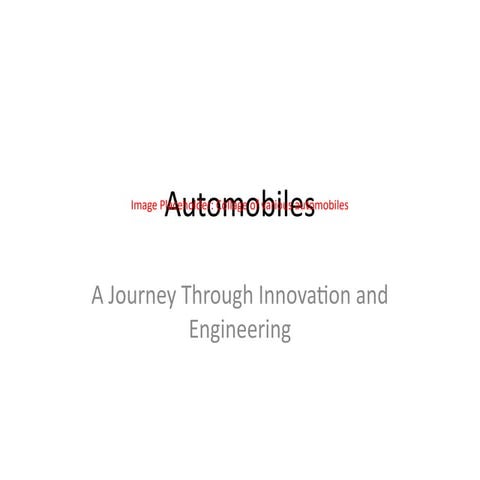 Automobiles_Presentation Power Point Pre | PPTX