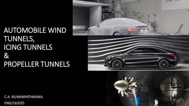 Types of Wind tunnels | PPTX