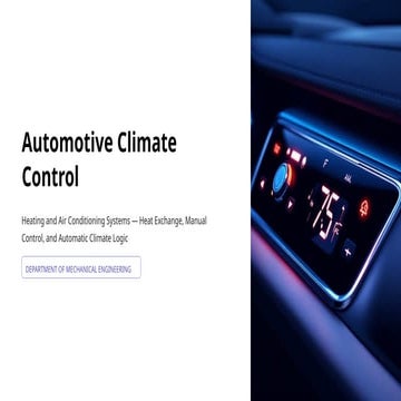 Automotive-Climate-Control.pptx mech engineer | PPTX