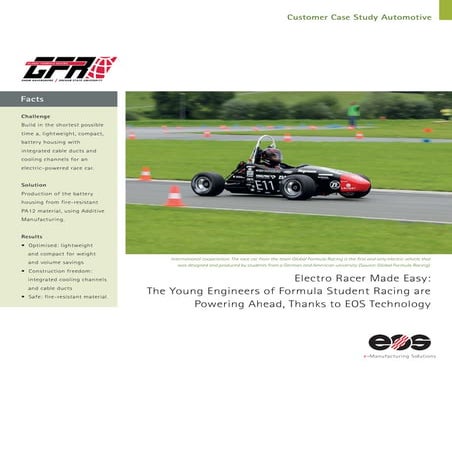 Formula SAE: Racing Cars Built by Students | PDF
