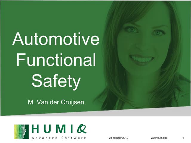 ISO 26262: Automotive Functional Safety | PPTX