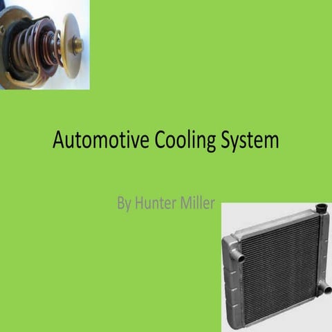 Automotive cooling system | PPTX
