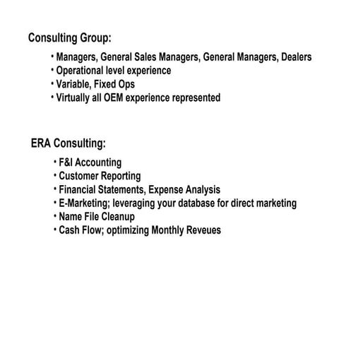 Automotive Industry Experts | PPT