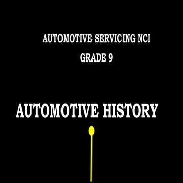 Evolution of cars | ODP