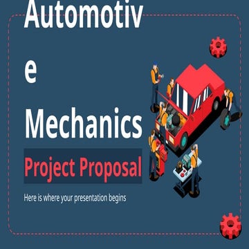 Automotive Mechanics Project Professionnel | PPT