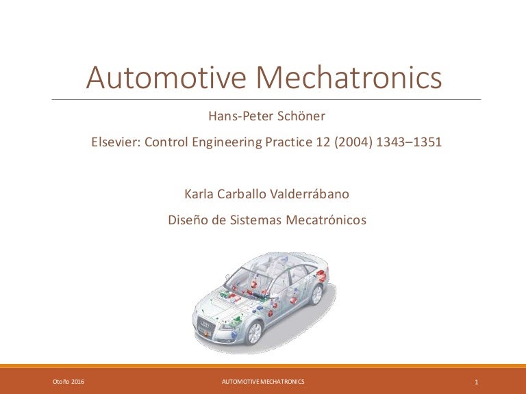 Automotive mechatronics
