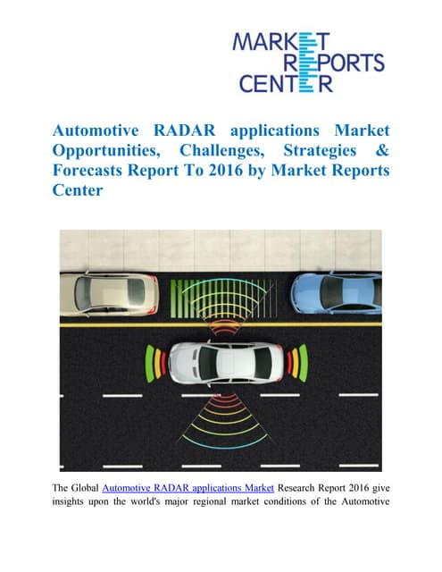 Advanced driver assistance systems | PPTX | Auto Safety Technologies ...