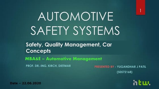 AUTOMOTIVE SHOP SAFETY.pptx | Automotive Industry | Industries