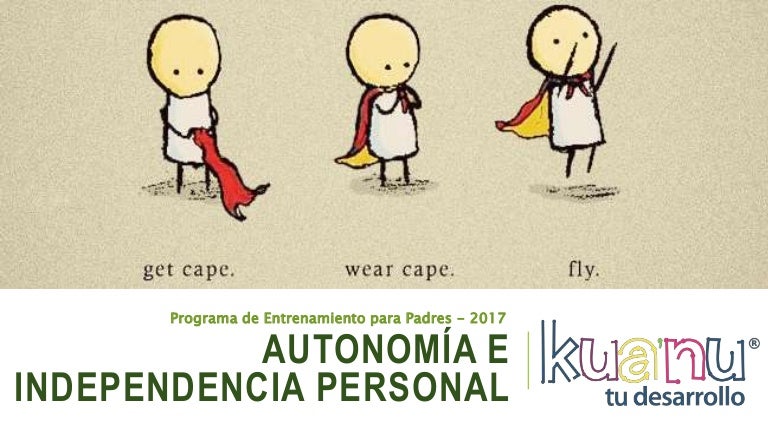 Autonomía e independencia personal