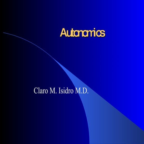 Autonomics Parasympathetic | PPT
