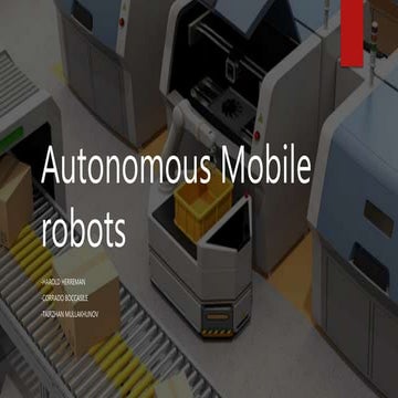Autonomous mobile-robots | PPTX