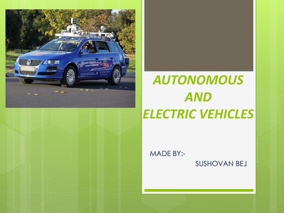 Autonomous vehicles[1] | PPT