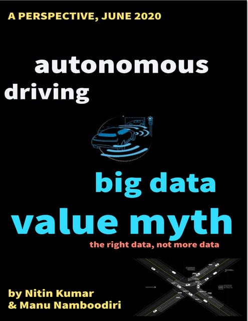 Autonomous Driving: The Big Data Challenges | PDF