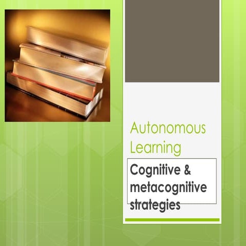 Autonomous learning | PPT