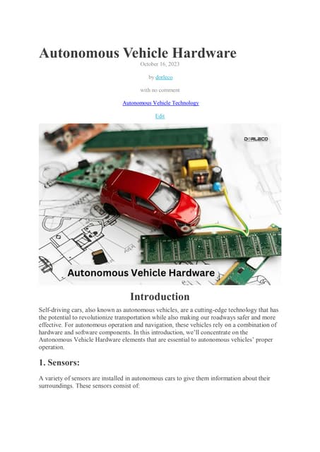 Autonomous Vehicle Chassis.pdf