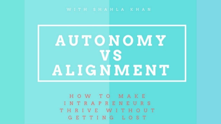 Autonomy Vs Alignment How Squadification Works To Nurture Intraprene…