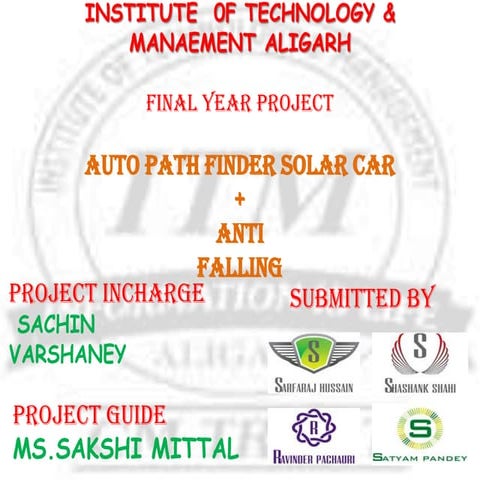 Auto path solar car | PPT
