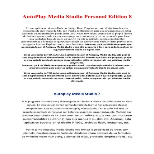 Manual auto play_media_studio_7_by_agotaras123 | PDF