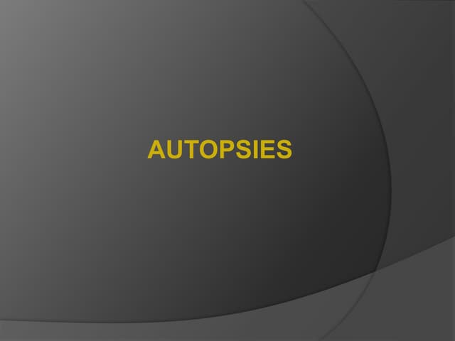 Presentation autopsy incisions-.pptx. Dr. Haricharan MD RIMS Imphal ...