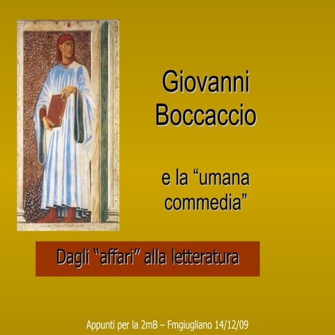Autori1300 Boccaccio | PPT