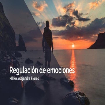 reconocimiento y autorregulación de las emociones | PPTX
