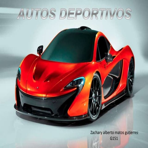 Autos deportivos | PPTX