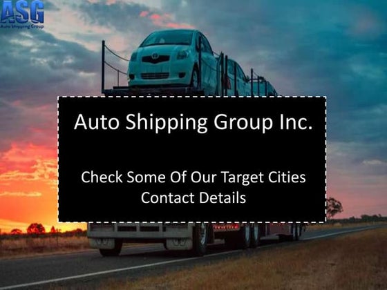 Auto Shipping Group | PPTX