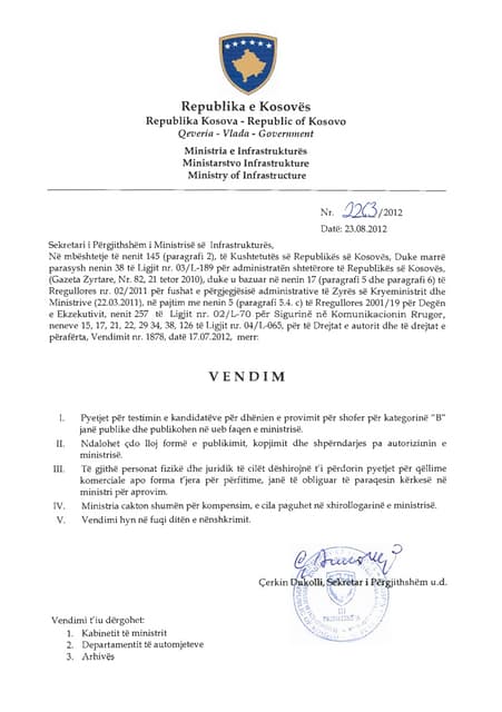 Shenjat rrugore | PPTX