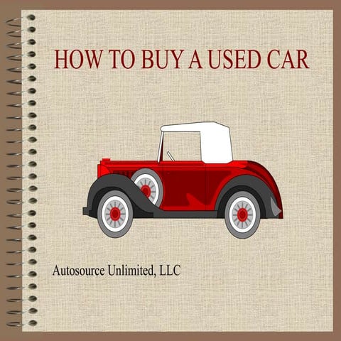How To Buy A Used Car | PPT