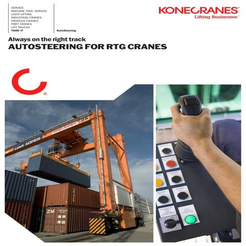Autosteering for RTG Cranes | PDF