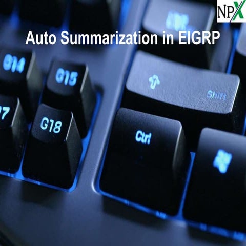 Auto Summarization In Eigrp Pptx Computer Networking Computing