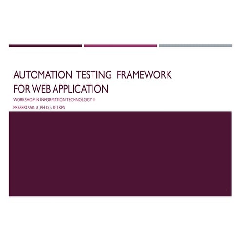 Autotesting Pdf