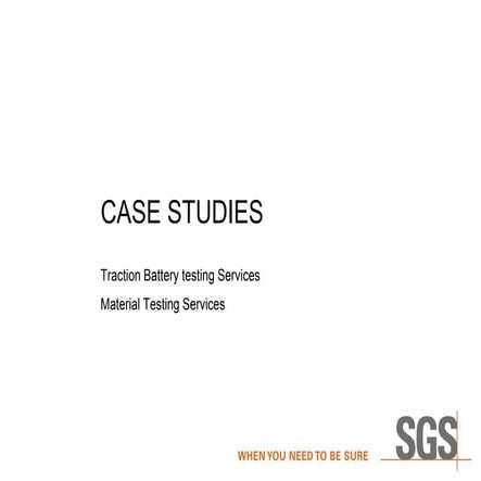 Automotive Testing Case Studies | PDF